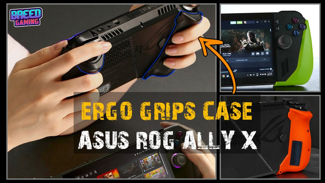 Ergonomic Comfort Grips & Convertible Protective Case for ASUS ROG ALL ...